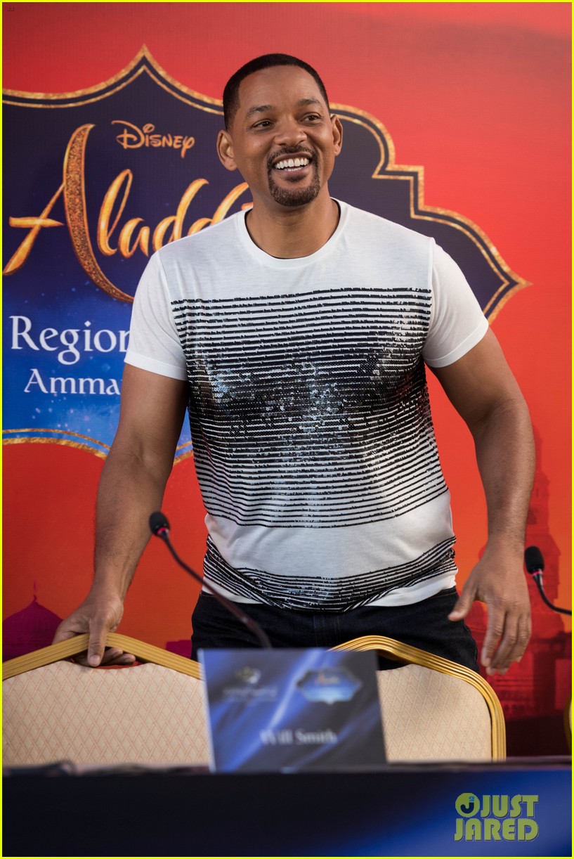 Full Sized Photo of naomi scott mena massoud will smith aladdin jordan ...