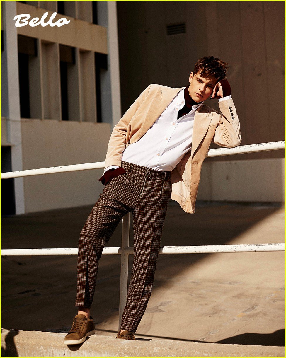 Full Sized Photo of corey fogelmanis bello magazine feature 05 | Corey ...