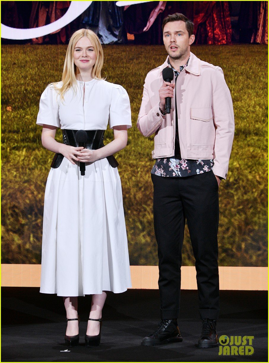 Elle Fanning & Nicholas Hoult Present 'The Great' at Hulu Upfronts ...