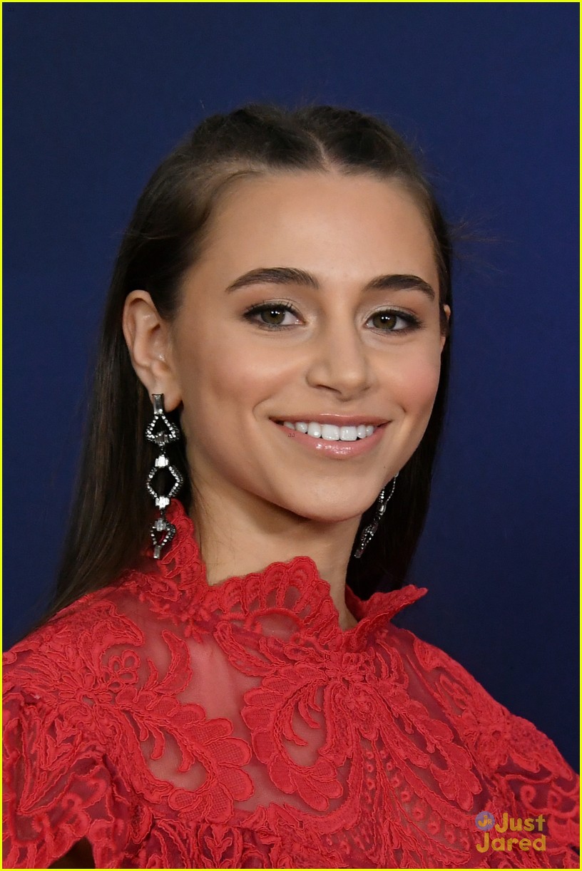 Sky Katz Looks Lovely in Red Lace at 'Long Shot' NYC Premiere | Photo ...