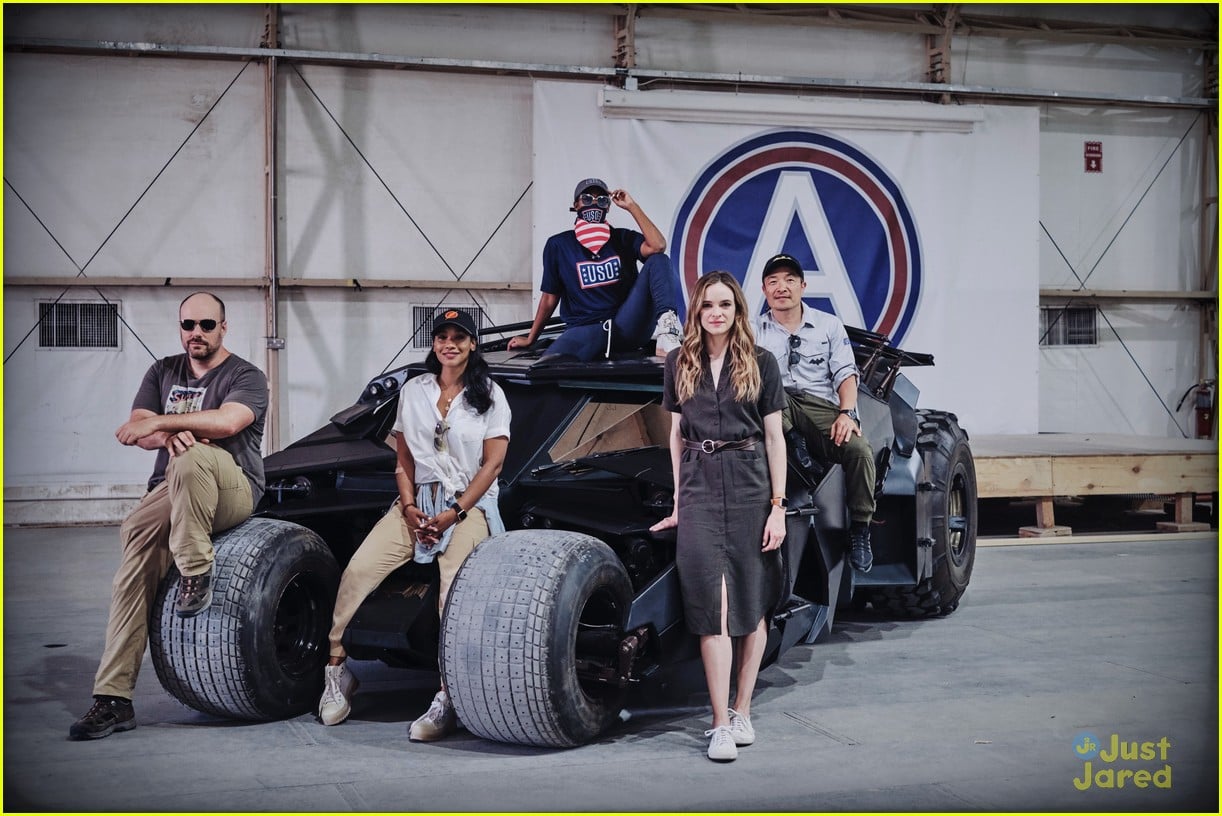 Candice Patton, Danielle Panabaker & Nafessa Williams Visit Troops in ...