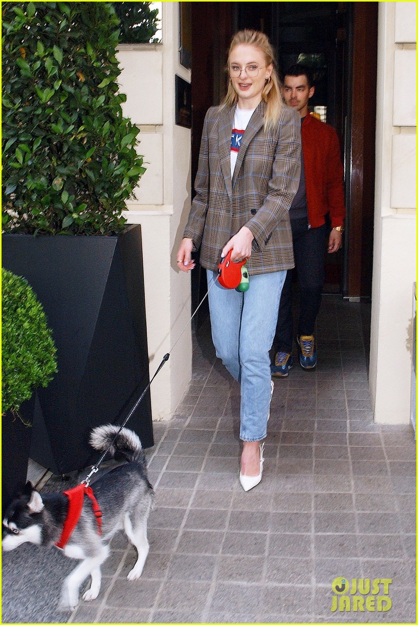 Joe Jonas & Sophie Turner Get In Pre-Wedding Nap With Dog in Paris ...