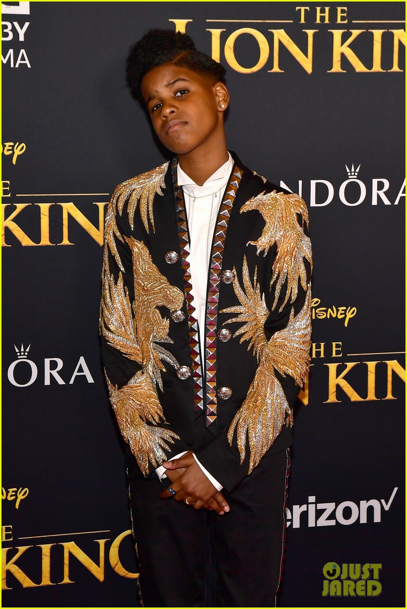 JD McCrary & Shahadi Wright Joseph Premiere 'The Lion King' in ...