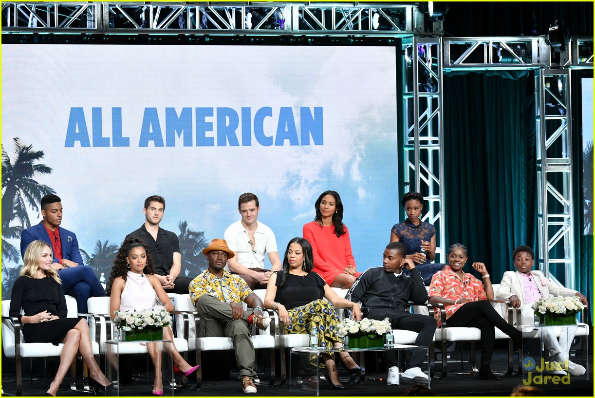 'All American' Stars Samantha Logan & Greta Onieogou Stun at CW's ...