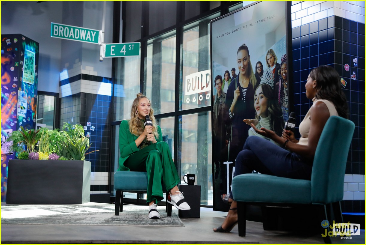 Ava Michelle Looks Gorgeous in Green While Promoting 'Tall Girl' in NYC ...