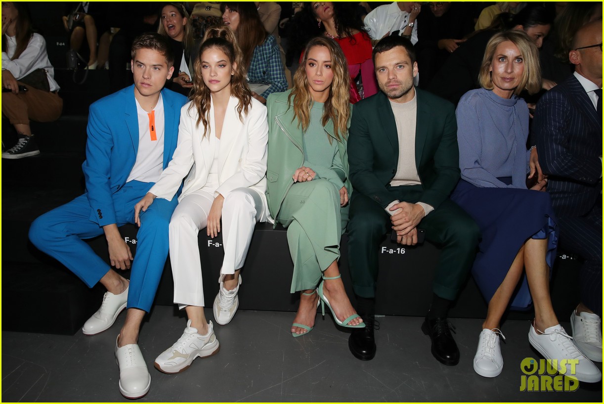 Dylan Sprouse & Barbara Palvin Reunite at Boss Fashion Show | Photo ...