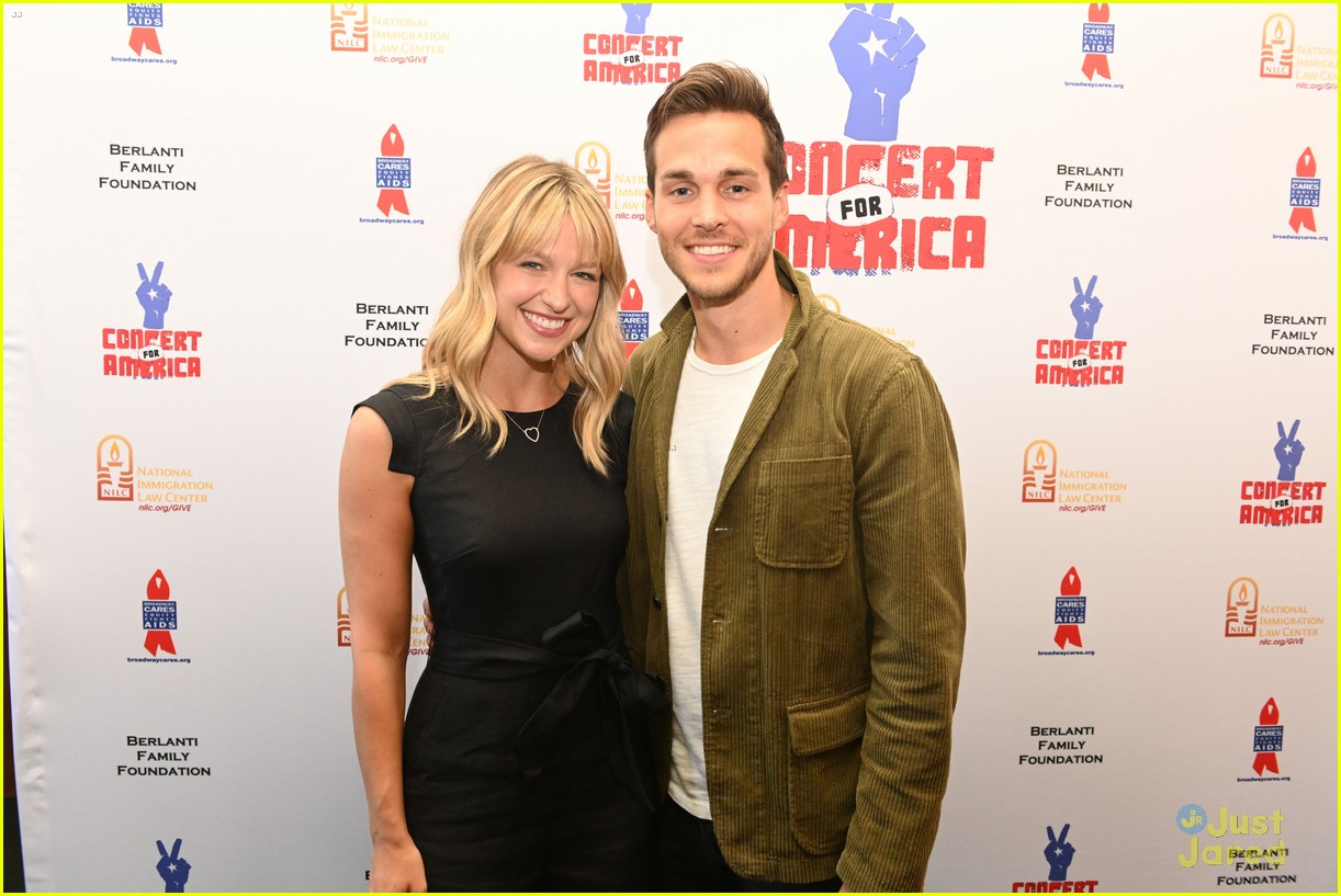 Grant Gustin Performs at Concert For America With Chris Wood, Melissa ...