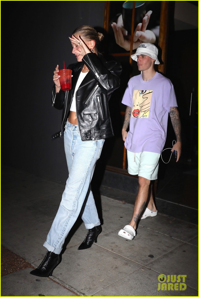 Justin Bieber Grabs Burgers With Wife Hailey After Second Wedding ...
