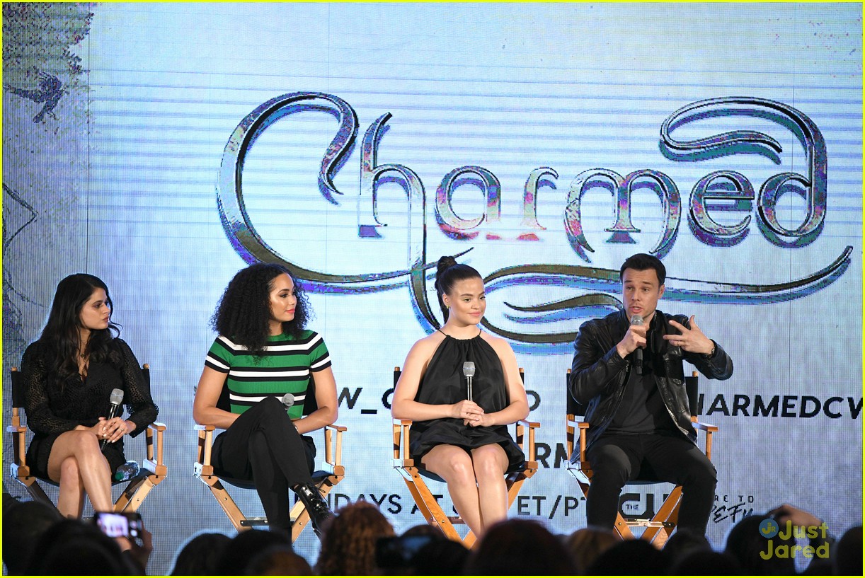 Sarah Jeffery, Melonie Diaz & Madeleine Mantock Promote 'Charmed ...