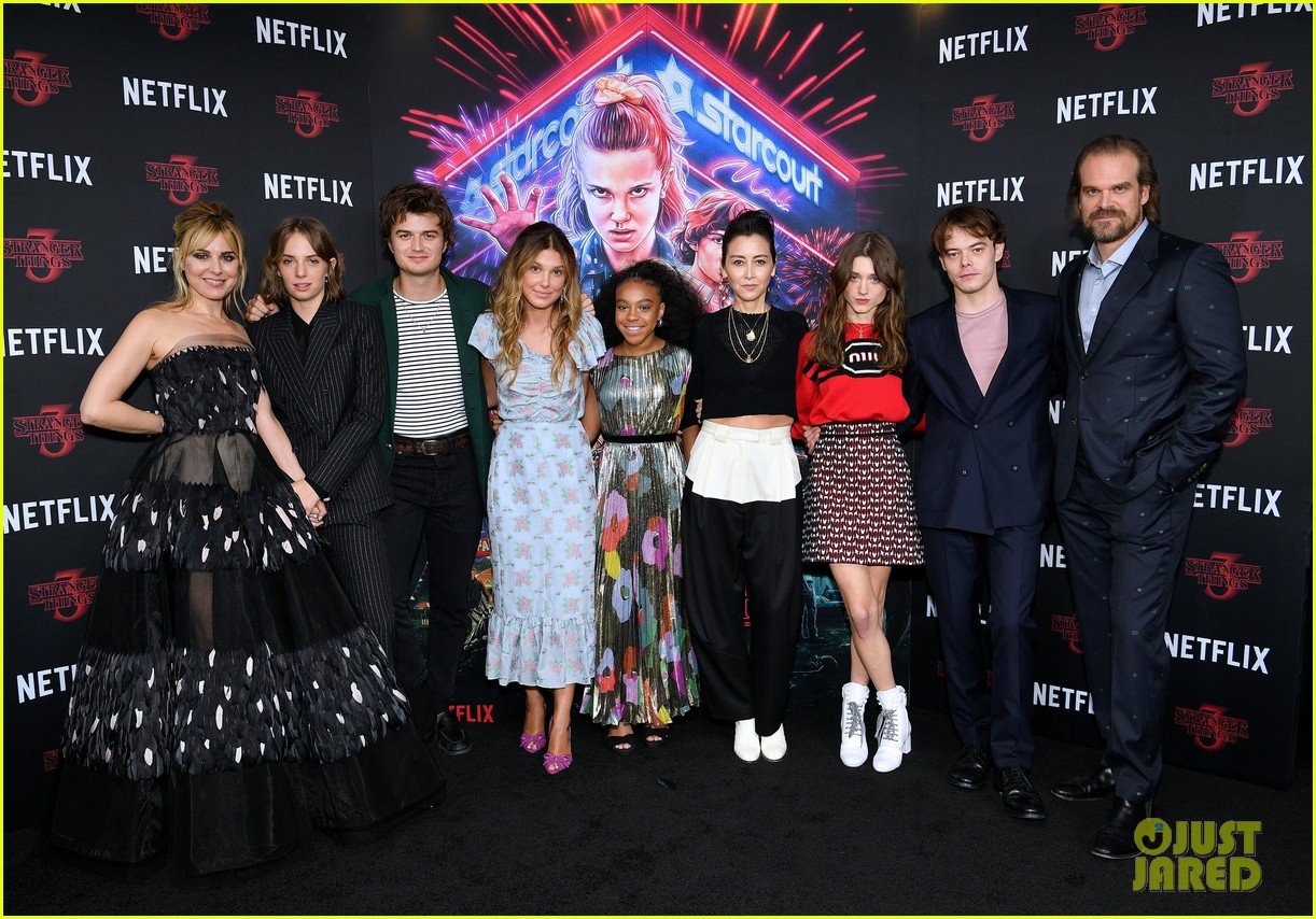 Millie Bobbie Brown & Priah Ferguson Hug It Out at 'Stranger Things ...