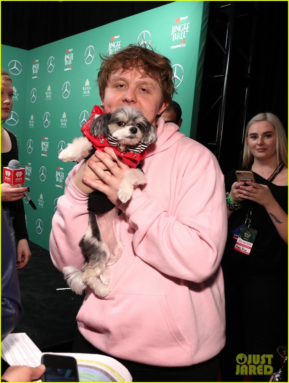 Niall Horan & Lewis Capaldi Ham It Up Backstage at Z100's Jingle Ball ...