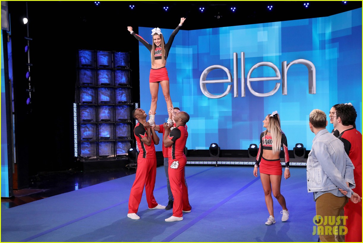 Watch the 'Cheer' Cast Teach Kendall Jenner a Few Stunts! | Photo ...