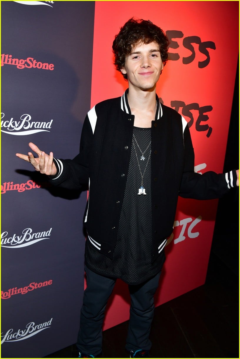 Full Sized Photo of meg donnelly lucky brand grammy party 15 | Meg ...