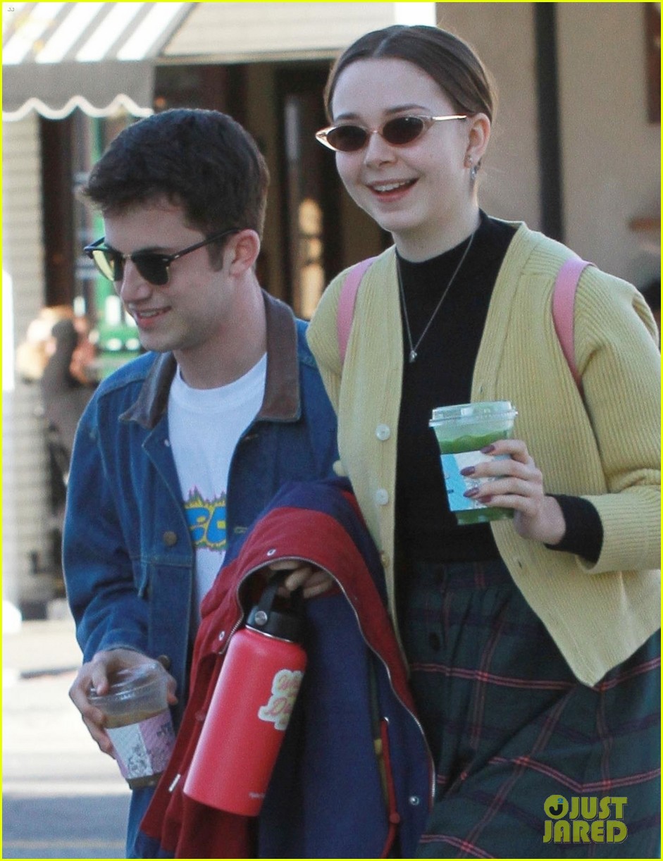 Dylan Minnette & Girlfriend Lydia Night Are All Smiles on Coffee Date ...