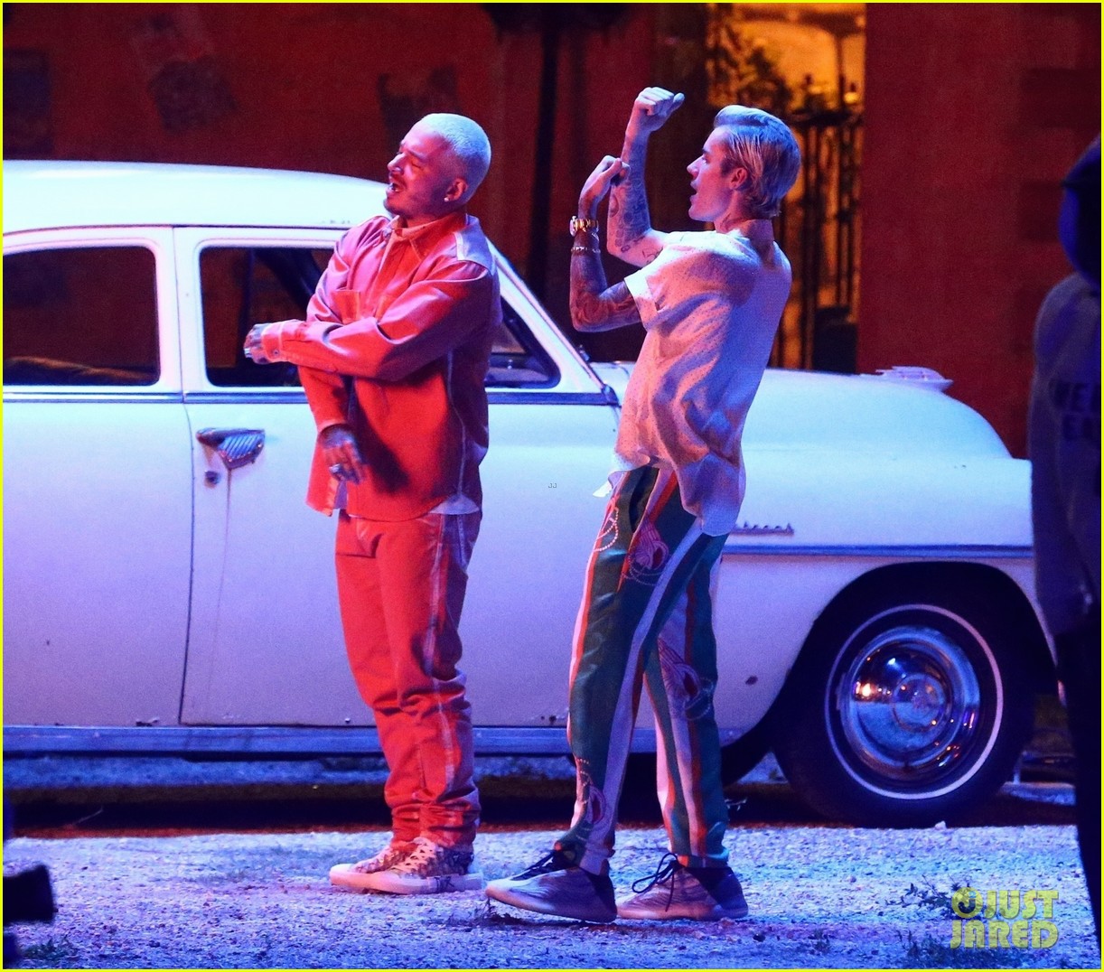 Full Sized Photo of justin bieber j balvin film a music video 051 ...