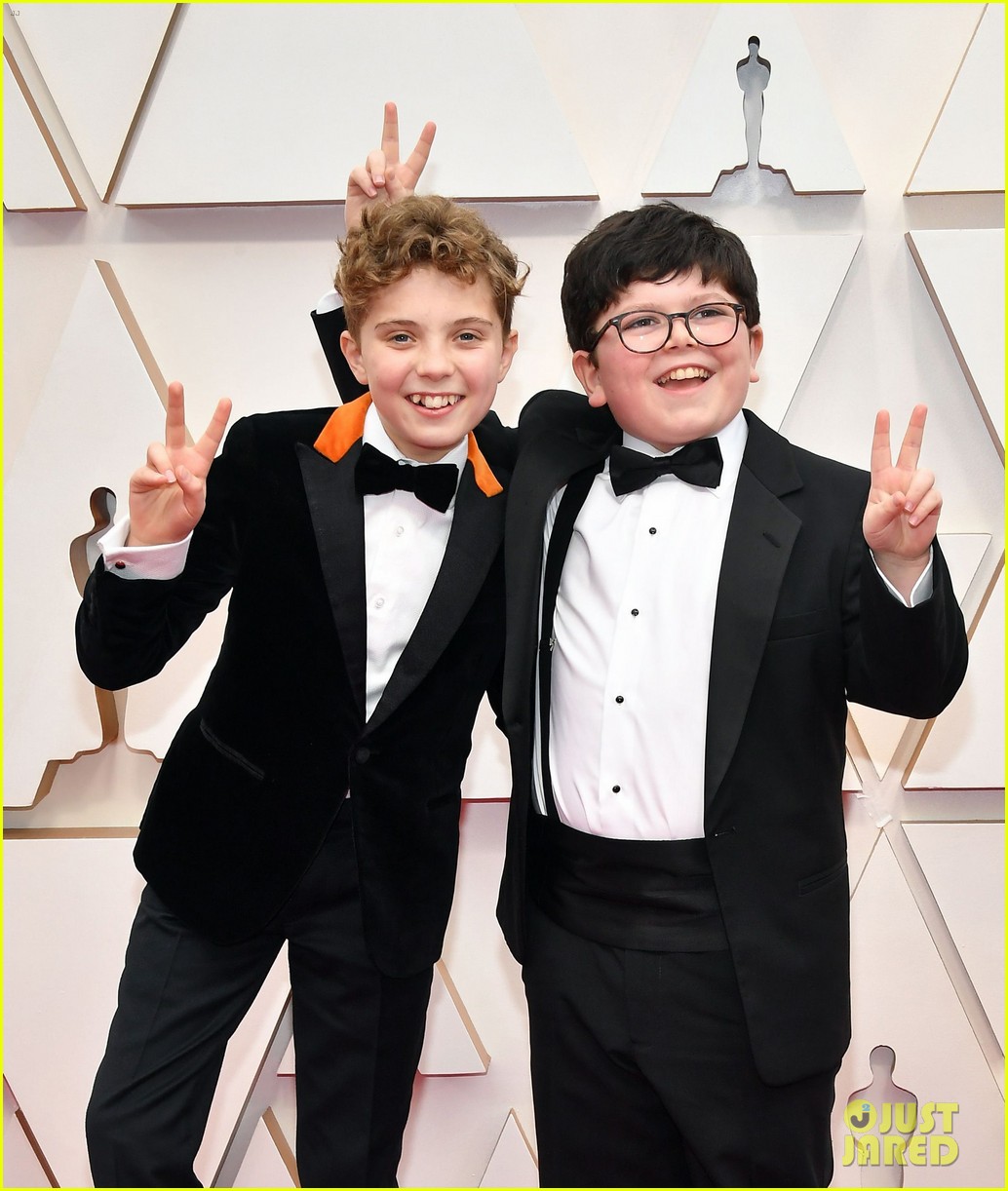 Jojo Rabbit's Roman Griffin Davis & Archie Yates Have the Best Time at ...