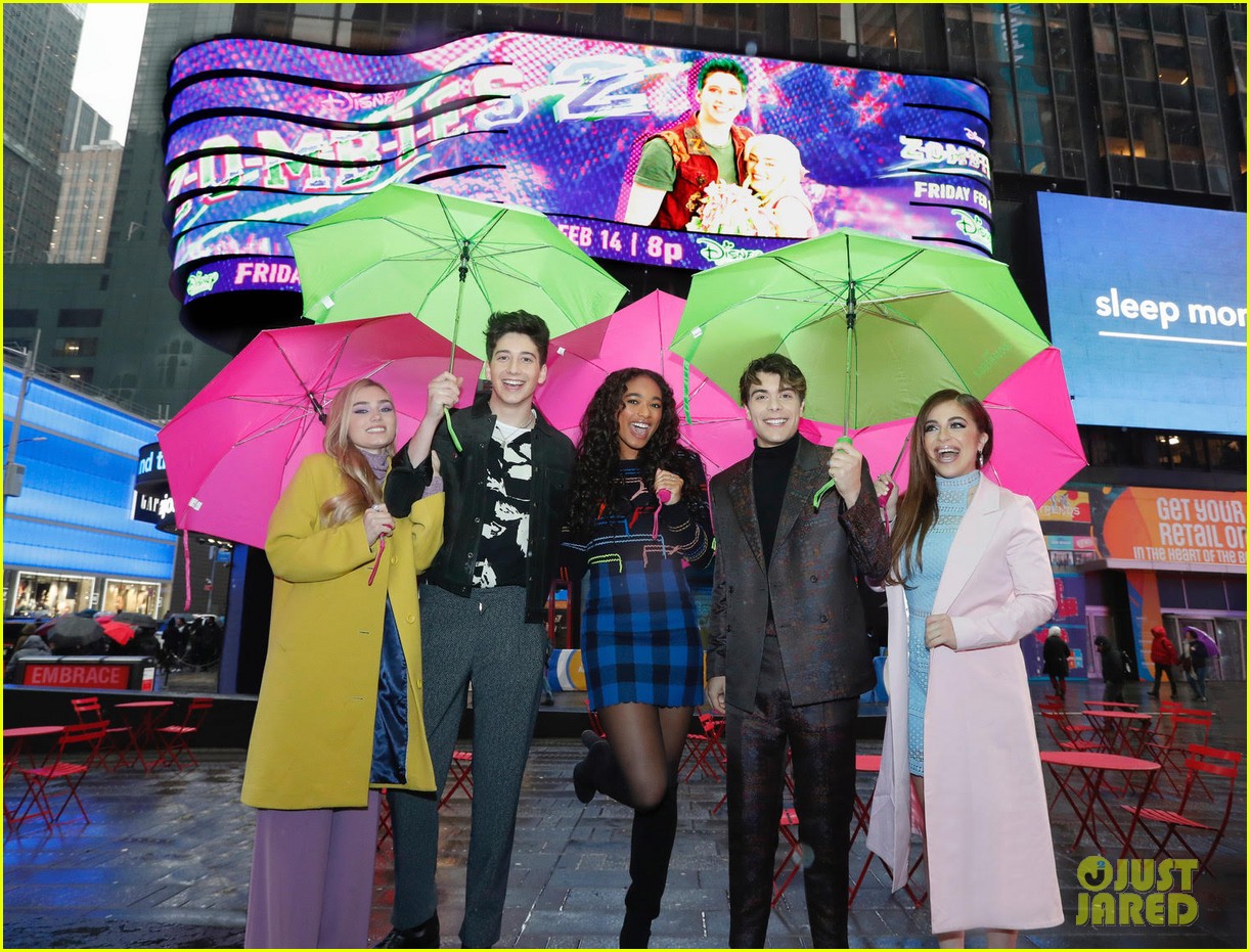 The 'Zombies 2' Cast React To Seeing Their Faces On Billboards In Times ...