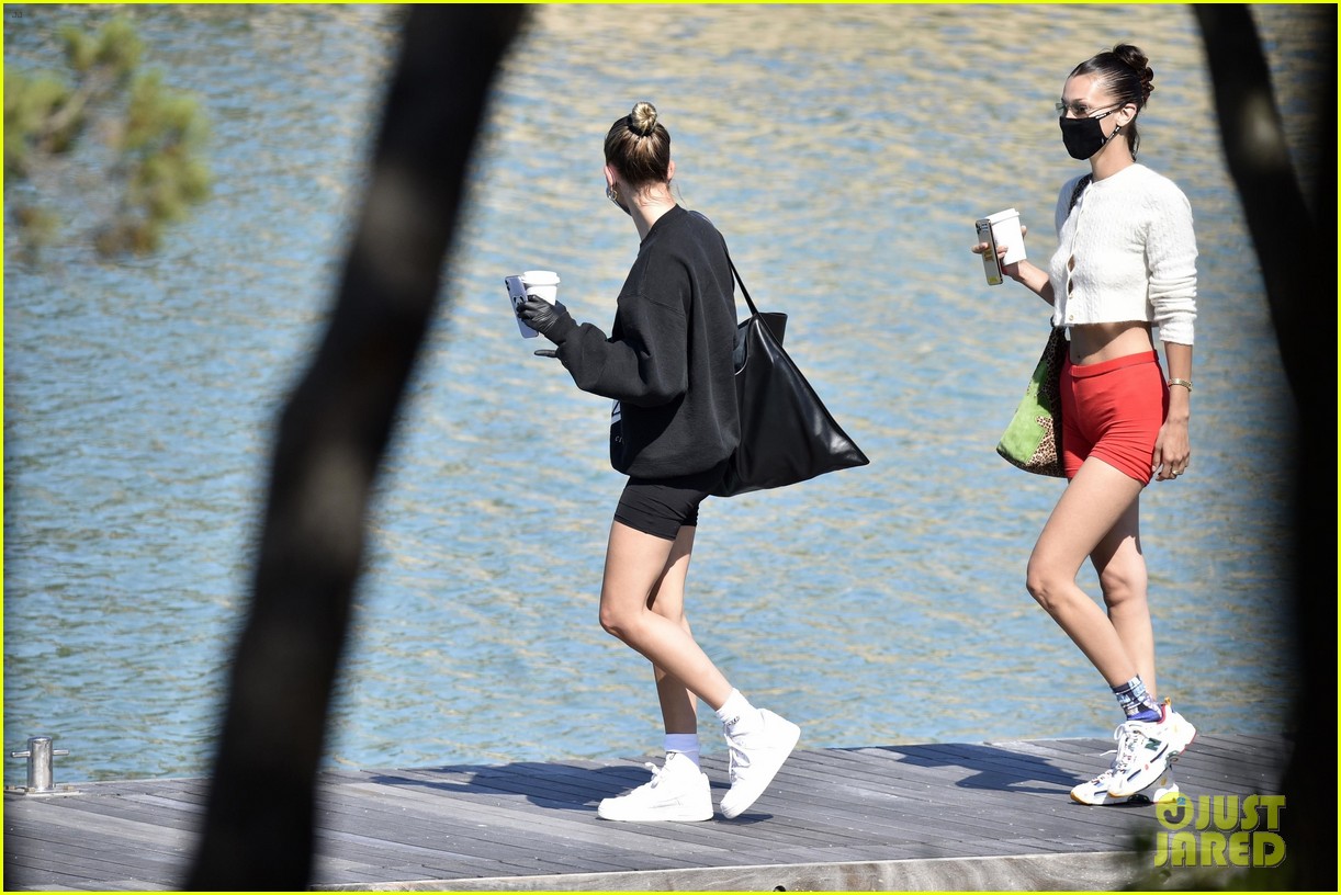 Bella Hadid & Hailey Bieber Show Off Their Bikini Bodies In Sardinia ...