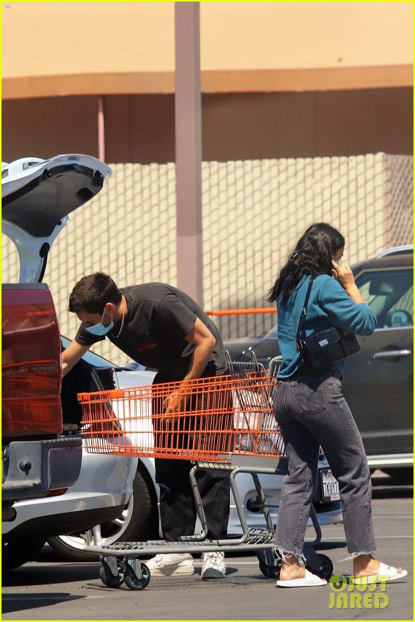 Full Sized Photo of camila mendes runs a few errands with boyfriend ...