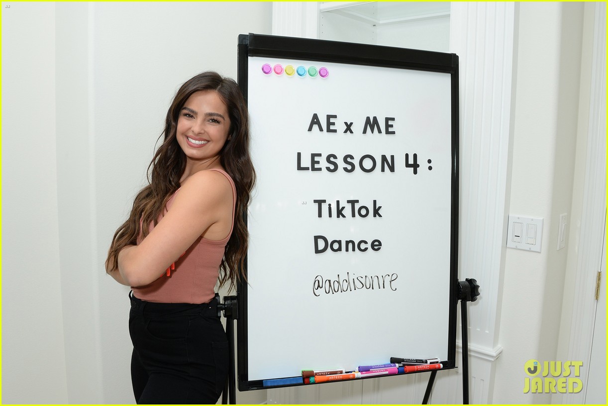 Addison Rae Had So Much Fun Giving a TikTok Dance Tutorial with ...