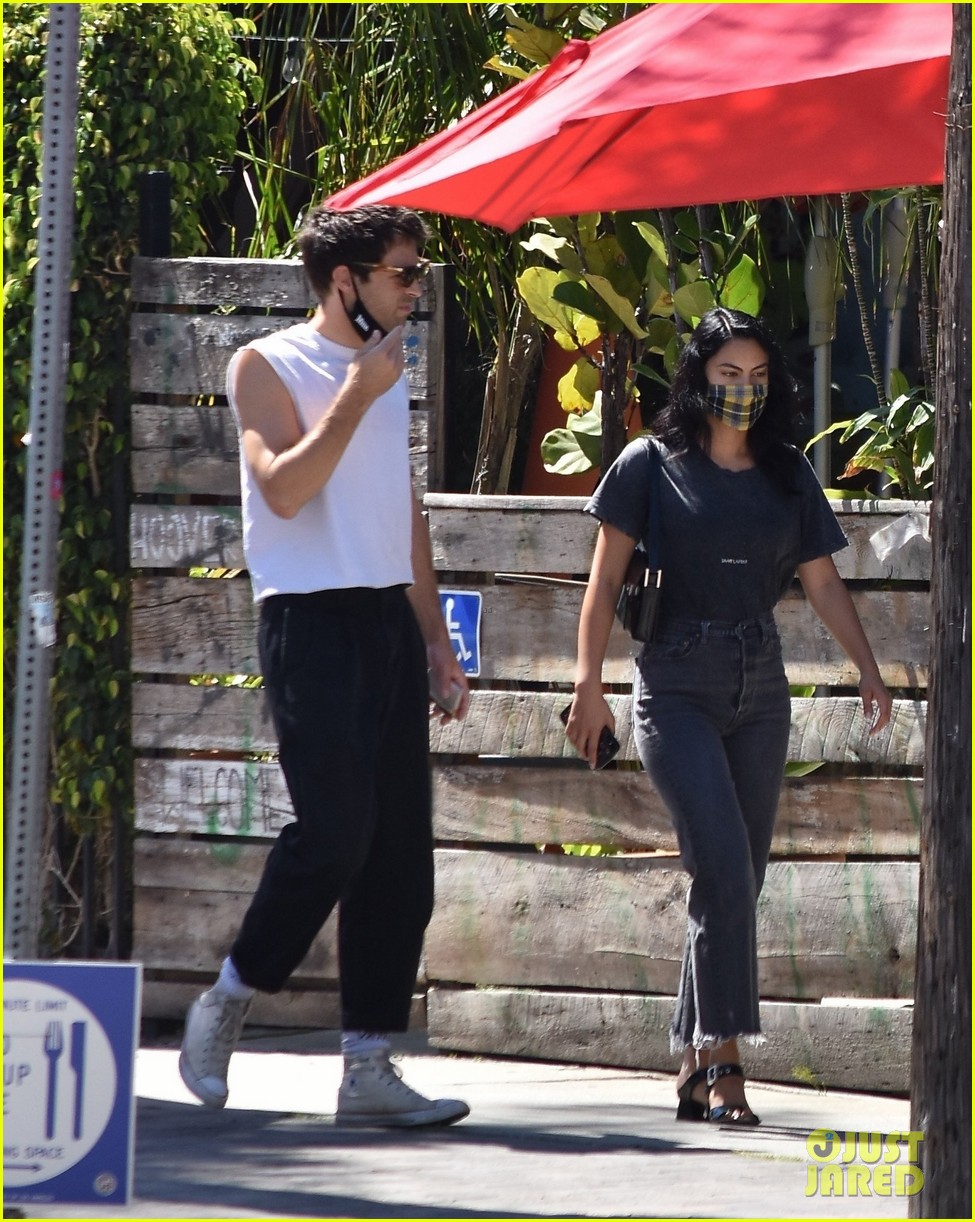 Camila Mendes & Grayson Vaughan Pick Up Goodies For Her Pup Truffle ...