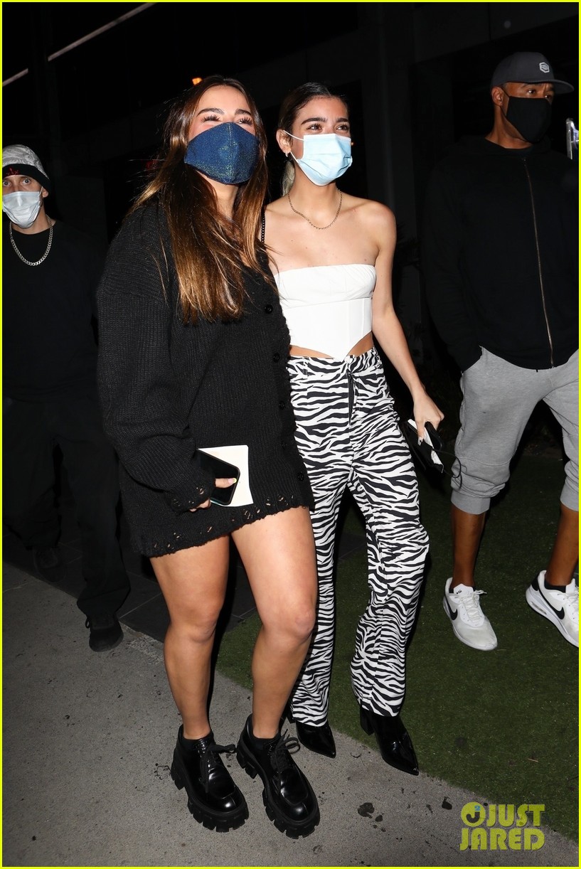 Addison Rae & Dixie D'Amelio Pair Up For Night Out Celebrating Bryant's ...