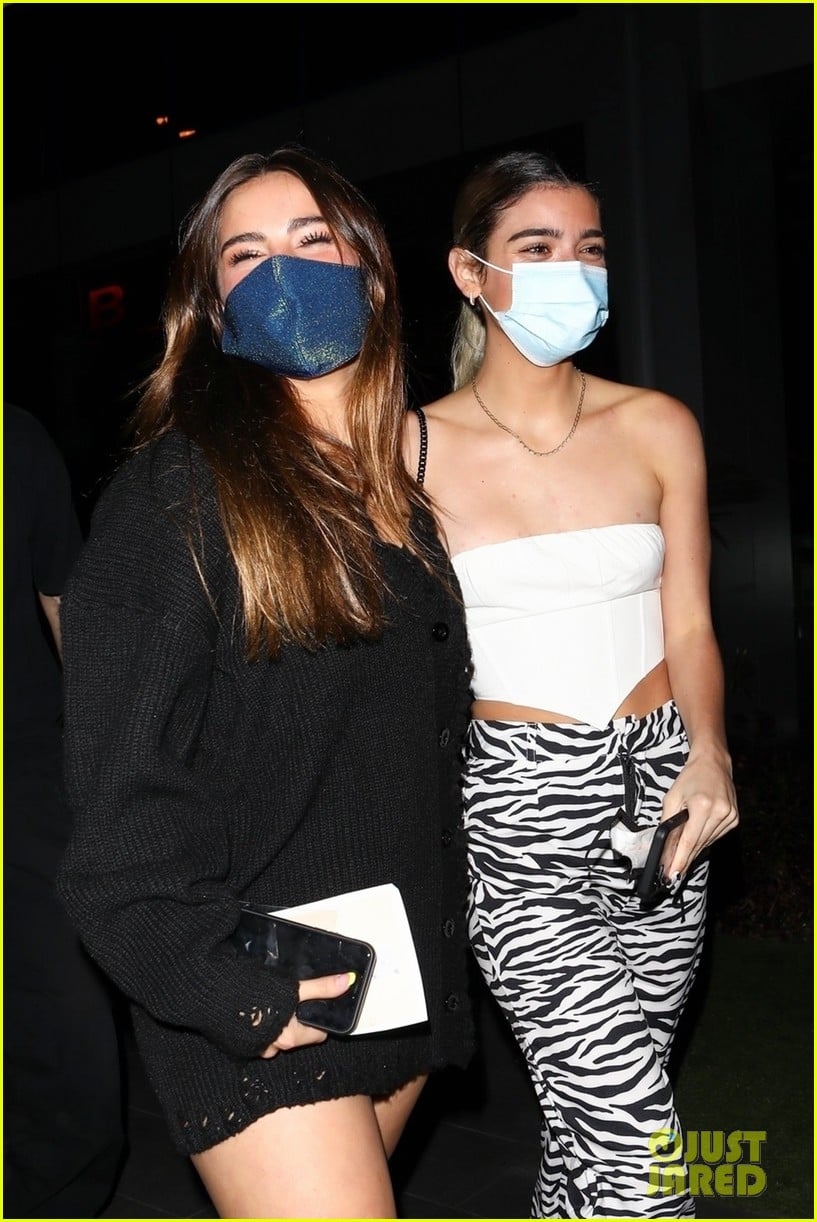 Addison Rae & Dixie D'Amelio Pair Up For Night Out Celebrating Bryant's ...