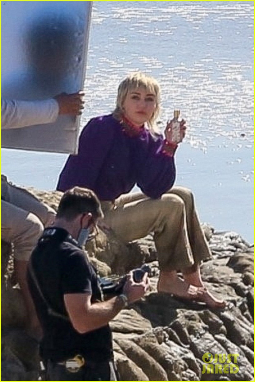 Full Sized Photo of miley cyrus filming new music video at beach 94 ...