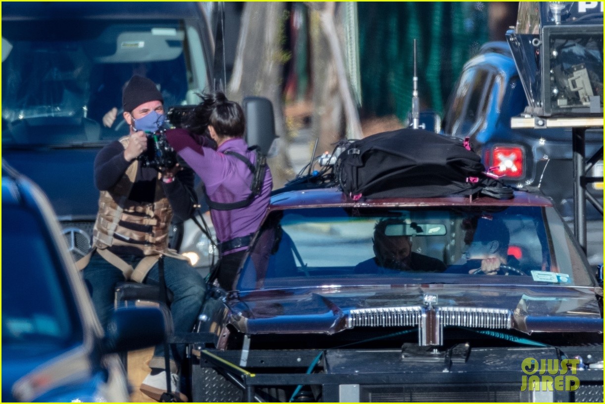 Hailee Steinfeld Continues Filming 'Hawkeye' Series With Co-Star Jeremy ...