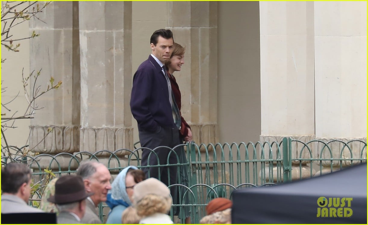 Harry Styles & Emma Corrin Get Back to Work Filming 'My Policeman ...