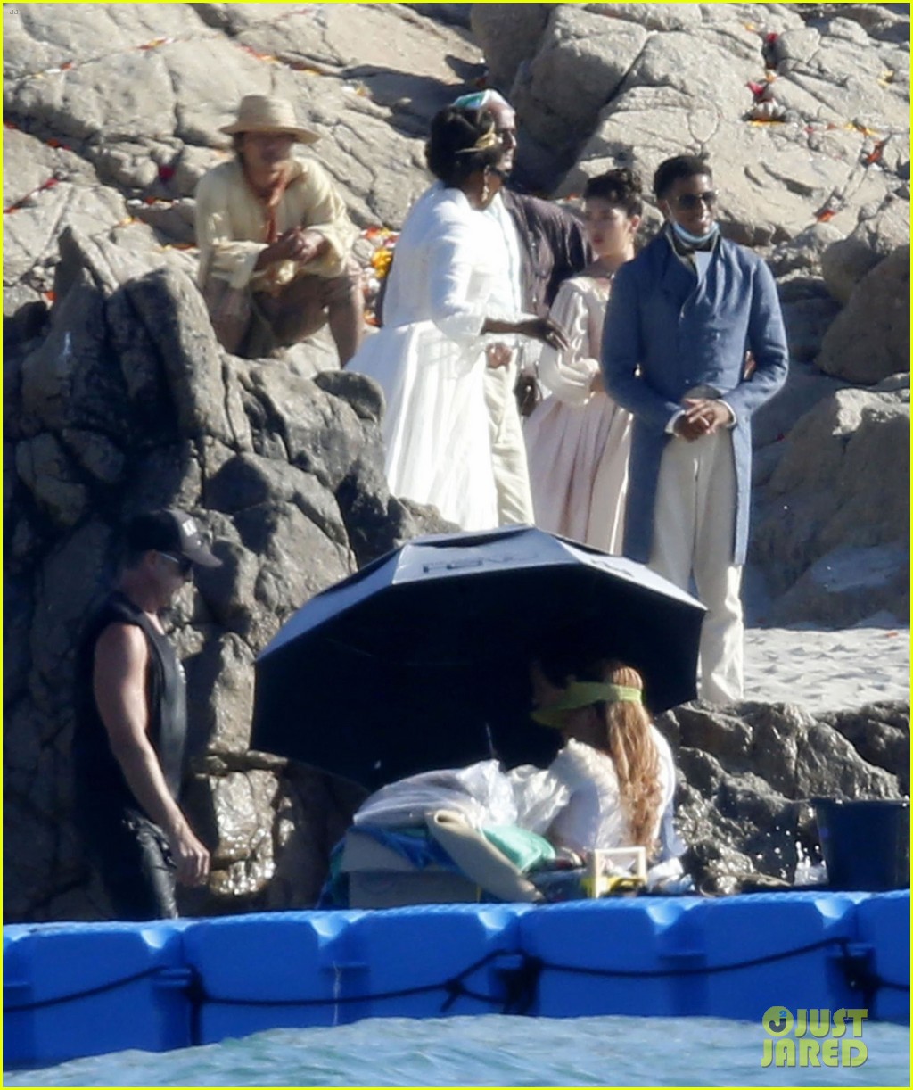 Halle Bailey & Jonah Hauer-King Spotted Filming 'The Little Mermaid ...