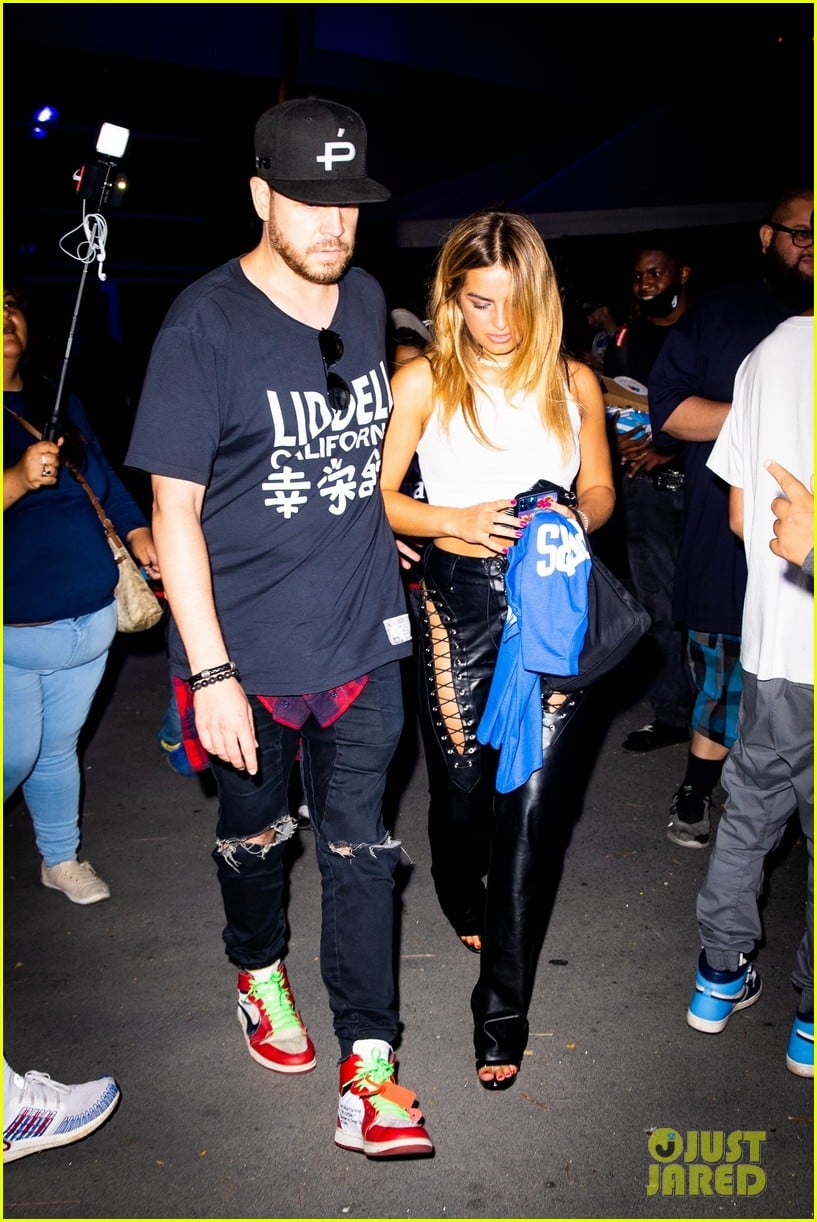 Addison Rae Joins Dave Osokow For NBA Playoffs Game at Staples Center ...