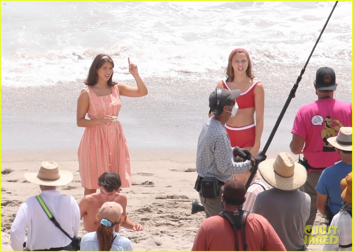 Chloe East & Newcomer Sam Rechner Hit The Beach To Film New Steven ...