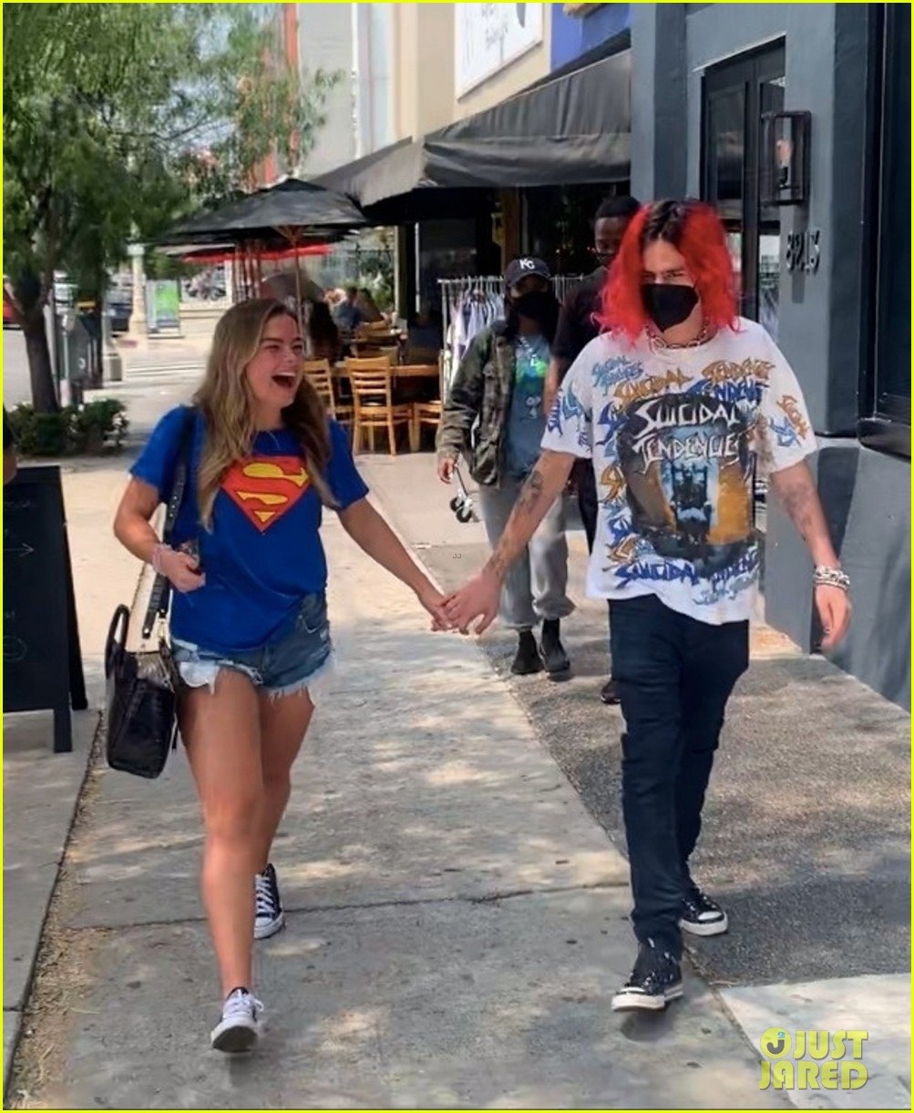 Addison Rae Grabs Lunch with Boyfriend Omer Fedi in West Hollywood ...