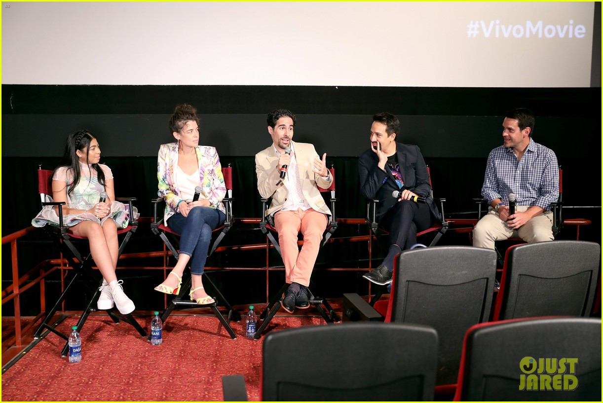 Ynairaly Simo Attends 'Vivo' Premiere Screening With Lin-Manuel Miranda ...