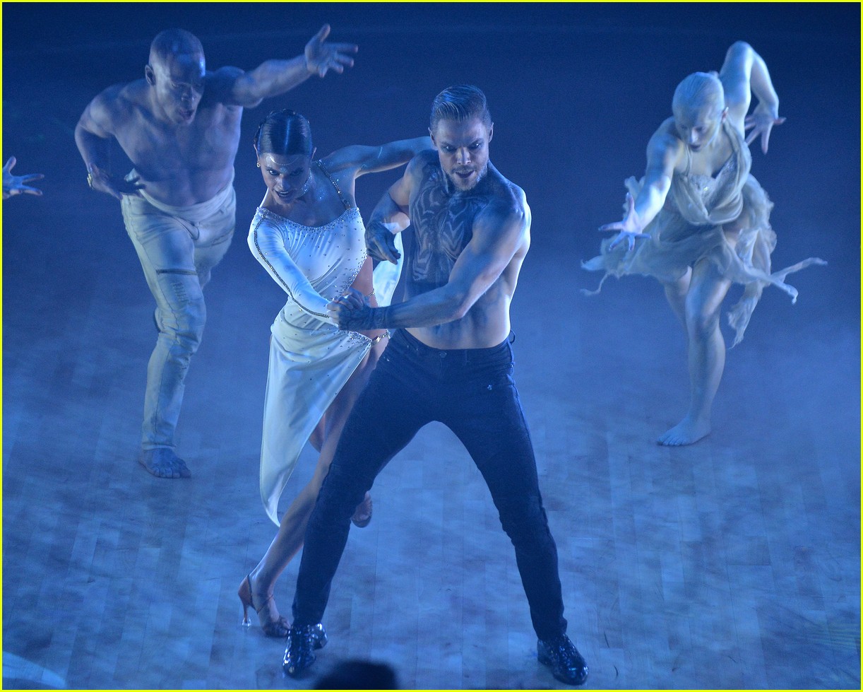 Full Sized Photo of derek hough hayley erbert bring a tango to dancing ...