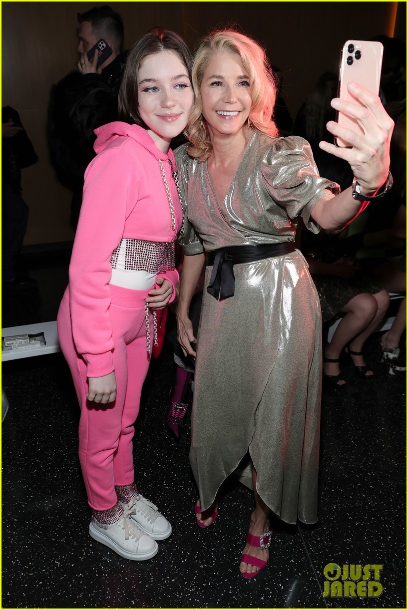 Full Sized Photo of zion moreno alexa swinton more sit front row at ...