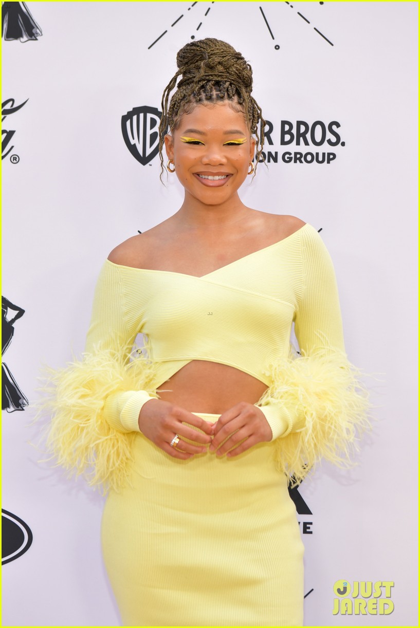 Jabari Banks Shows Off Pink Hair at Essence Awards With Storm Reid ...