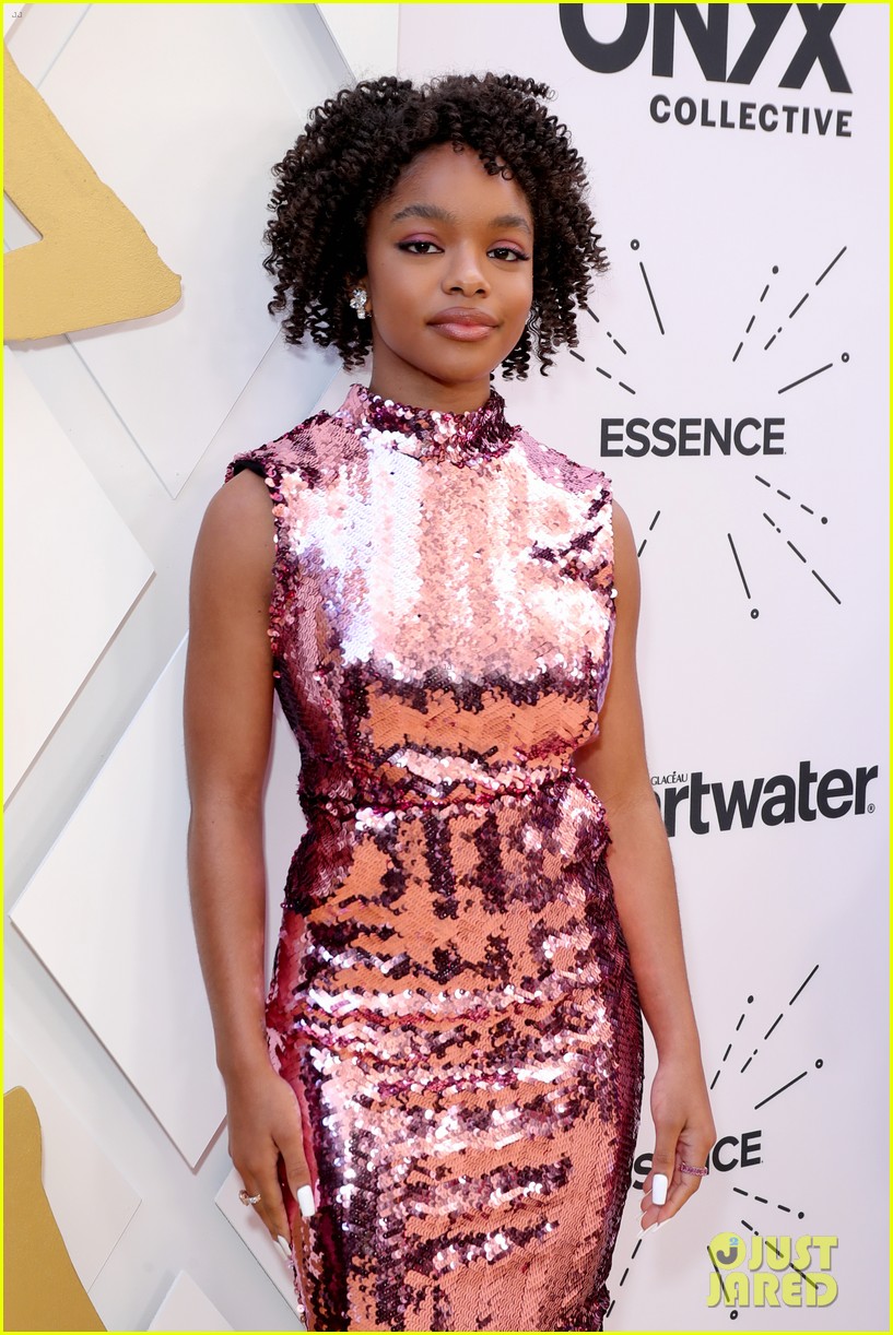 Jabari Banks Shows Off Pink Hair at Essence Awards With Storm Reid ...