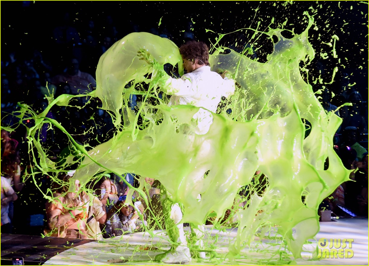 Jack Harlow Gets Covered in Slime After Performance at Kids' Choice ...