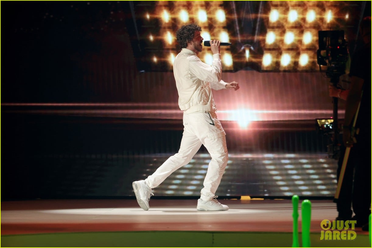 Jack Harlow Gets Covered in Slime After Performance at Kids' Choice ...