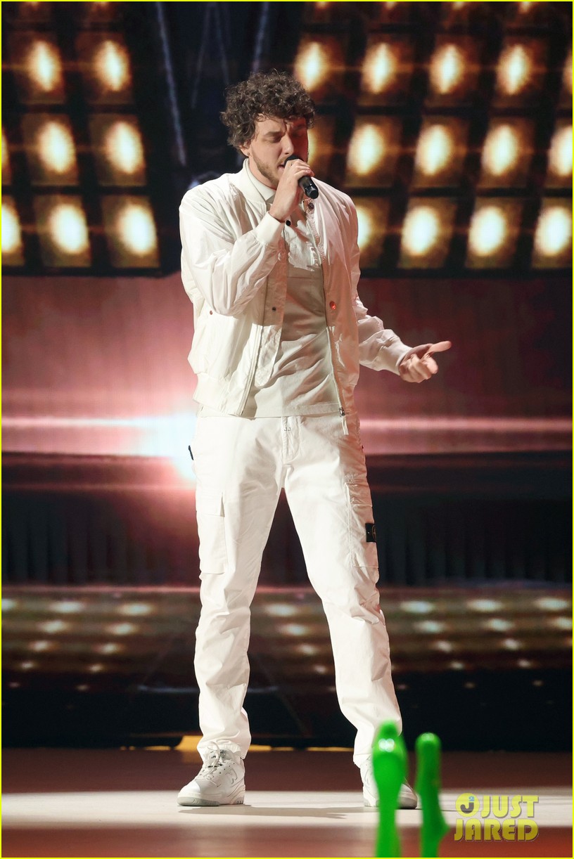 Jack Harlow Gets Covered in Slime After Performance at Kids' Choice ...