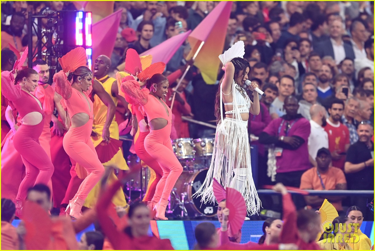 Full Sized Photo Of Camila Cabello Dances Uefc Opening Performance Pics