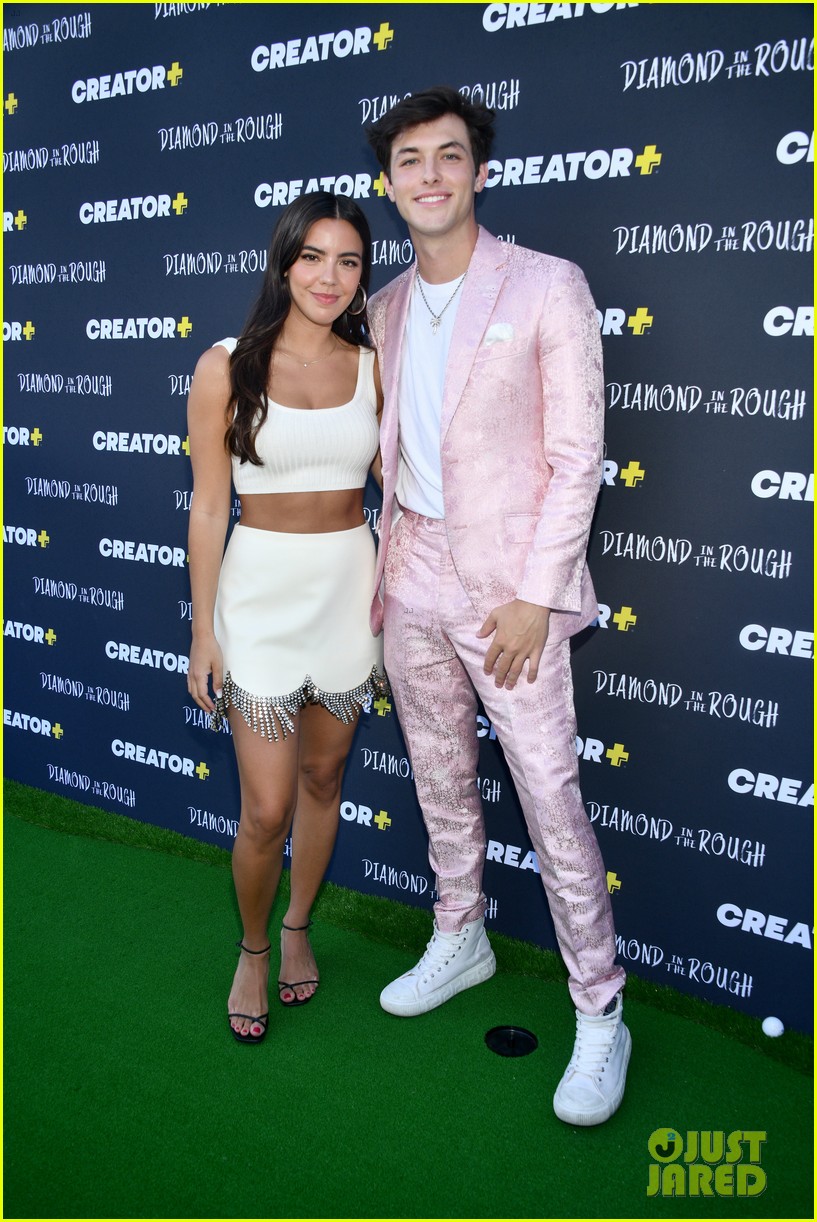 Griffin Johnson Wears Pink Suit to 'Diamond in the Rough' Premiere with ...