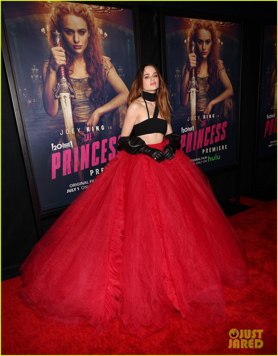 Full Sized Photo of joey king slays the red carpet at the princess ...