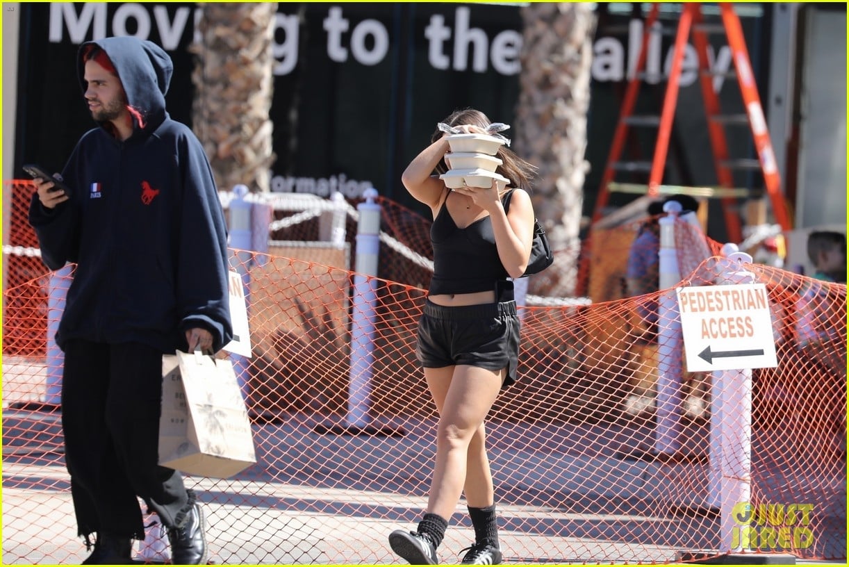 Addison Rae & Boyfriend Omer Fedi Pick Up Food To Go in LA Together ...