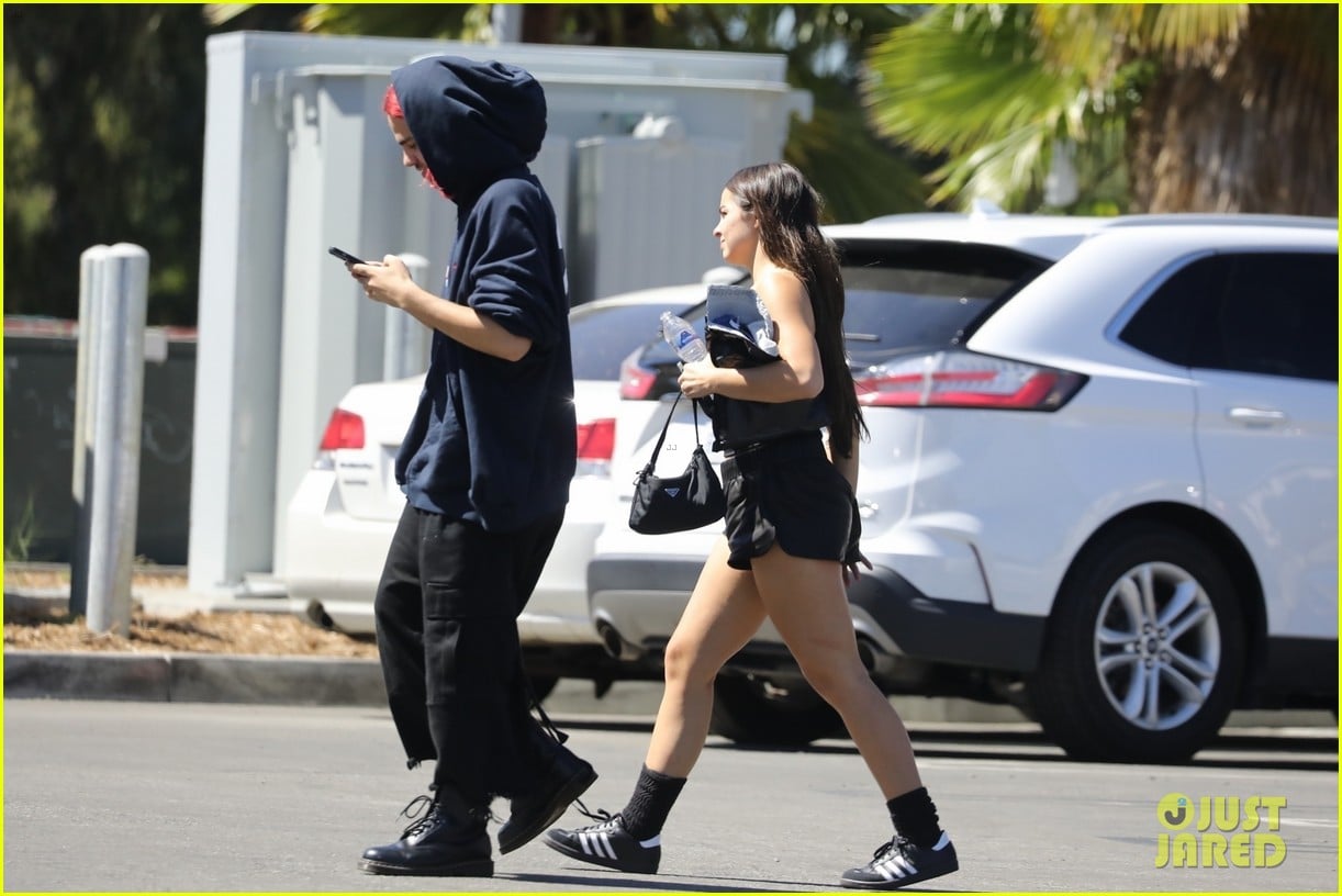 Addison Rae & Boyfriend Omer Fedi Pick Up Food To Go in LA Together ...