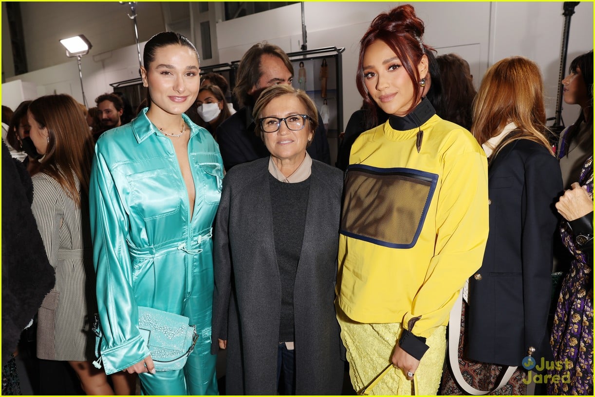 Shay Mitchell Shows Off New Red Hair at Fendi's Milan Fashion Week Show ...