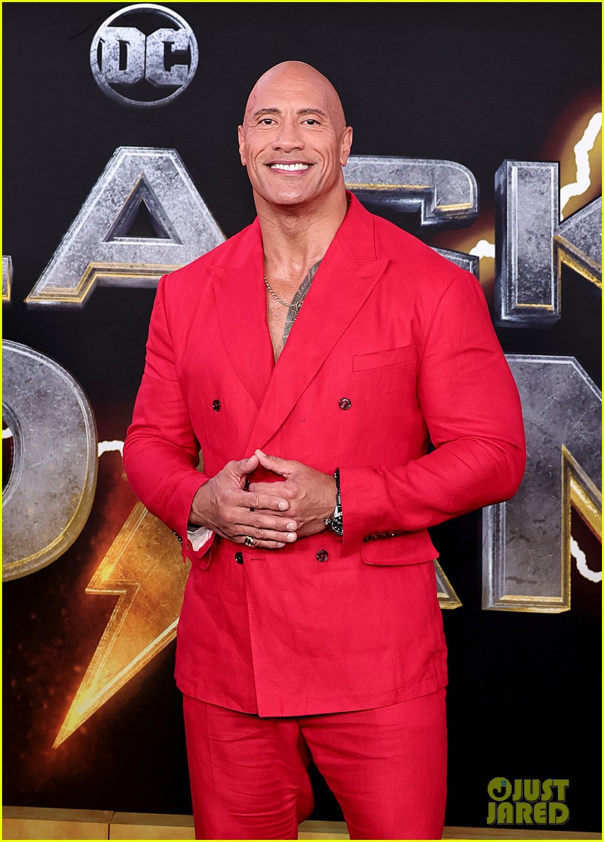 Noah Centineo, Quintessa Swindell, & Dwayne Johnson Premiere 'Black ...