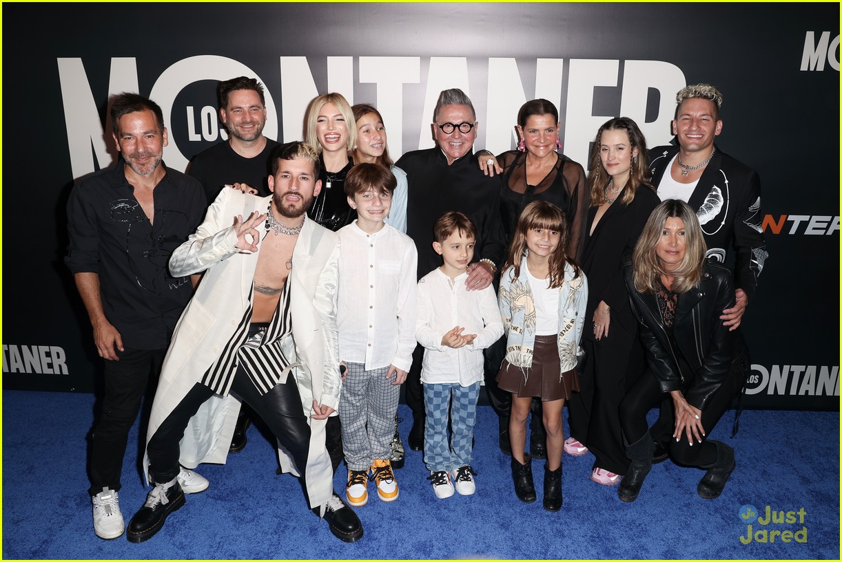 Lele Pons & Guaynaa Join Camilo & His Family at 'Los Montaner' Premiere ...